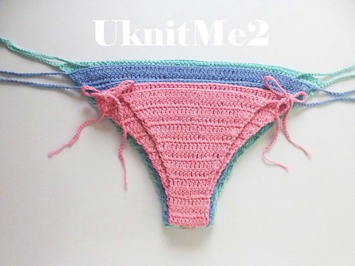 Ravelry: Bikini Rhapsody Swimsuit pattern by U Knit Me 2