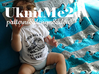 Ravelry: Blanket Granny square Waves pattern by U Knit Me 2