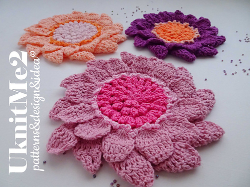 Ravelry: Lotus Flower pattern by U Knit Me 2