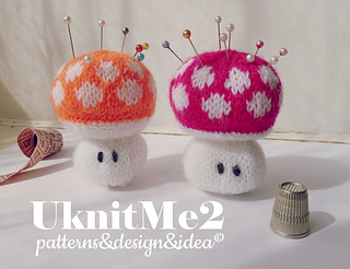 Ravelry: Mushroom Amigurumi Toadstool pattern by U Knit Me 2