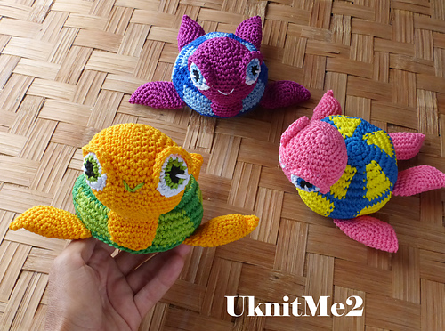Ravelry: Sea Turtle Amigurumi pattern by U Knit Me 2
