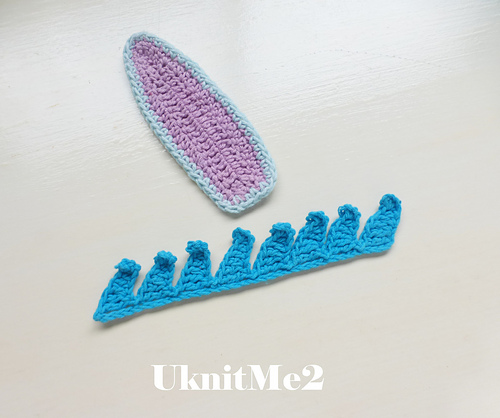 Ravelry: Surf Board & Waves Crochet Applique pattern by U Knit Me 2