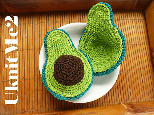 Ravelry: Avocado Amigurumi pattern by U Knit Me 2