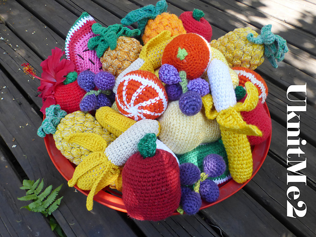 Ravelry: Fruits Amigurumi Playful Crochet x 7 pattern by U Knit Me 2