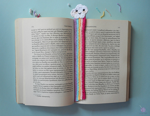Ravelry: Rainbow Bookmark pattern by Maro Kakali