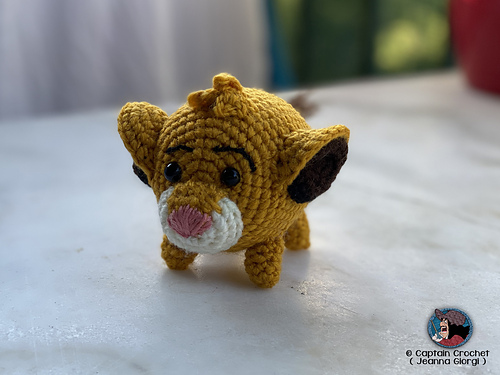 Ravelry: Amigurumi Simba Tsum Tsum pattern by Jeanna Giorgi ...