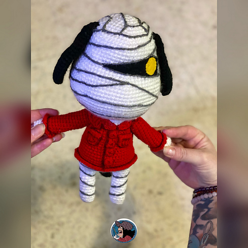 Ravelry: Amigurumi Mummy dog Lucky Animal Crossing pattern by Jeanna ...