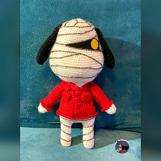 Ravelry: Amigurumi Mummy dog Lucky Animal Crossing pattern by Jeanna ...