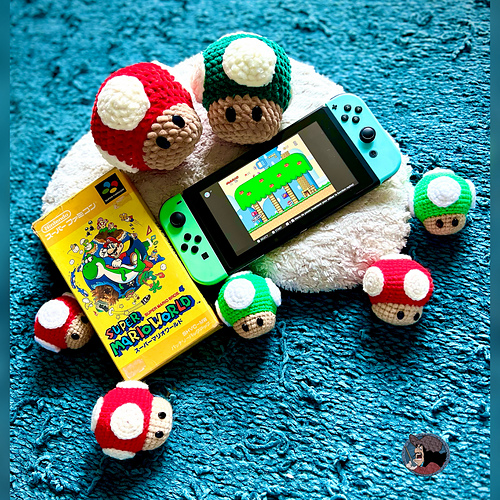 Ravelry: Amigurumi Mario Mushroom pattern by Jeanna Giorgi ...