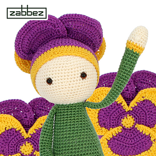 Ravelry: Violet Vicky flower doll pattern by Bas den Braver