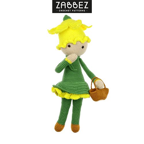 Ravelry: Daffodil Nancy flower doll pattern by Bas den Braver