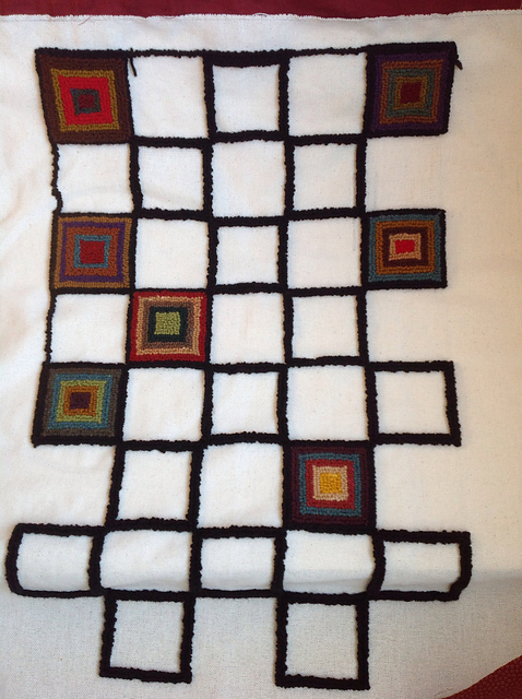 Ravelry: ZaldoGrace's Basketweave scrap rug