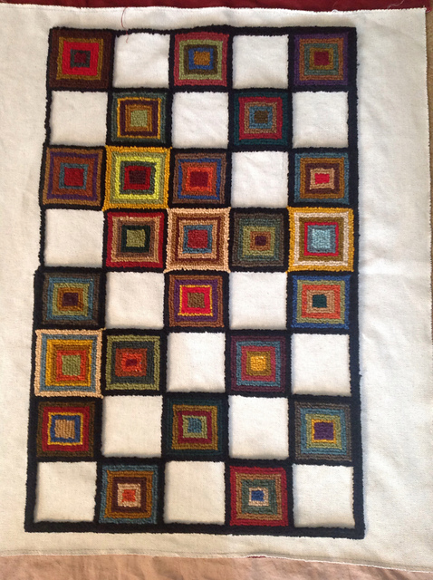 Ravelry: ZaldoGrace's Basketweave scrap rug