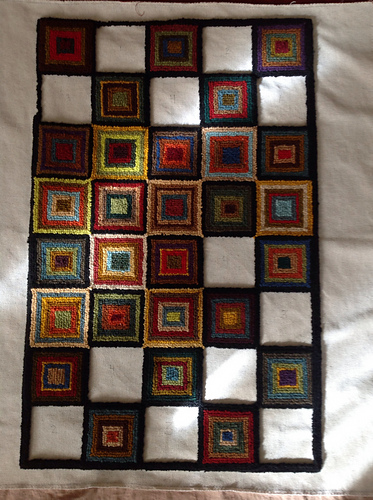 Ravelry: ZaldoGrace's Basketweave scrap rug
