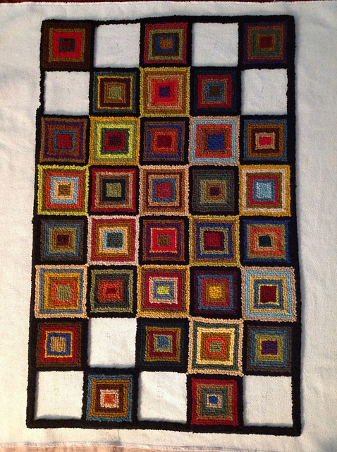 Ravelry: ZaldoGrace's Basketweave scrap rug