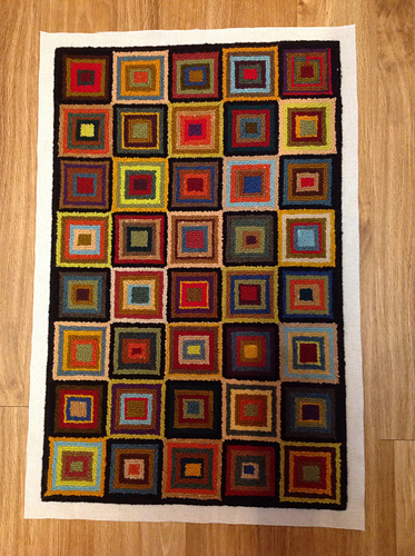 Ravelry: ZaldoGrace's Basketweave scrap rug