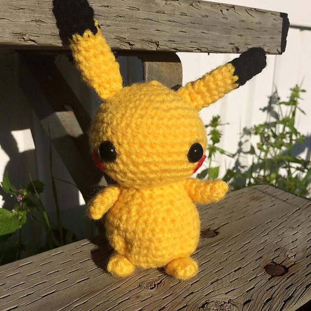 Ravelry: Small Pikachu pattern by Zann M