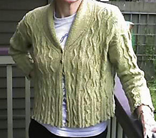 Ravelry: #21 Shawl Collar Cardigan pattern by Vogue Knitting