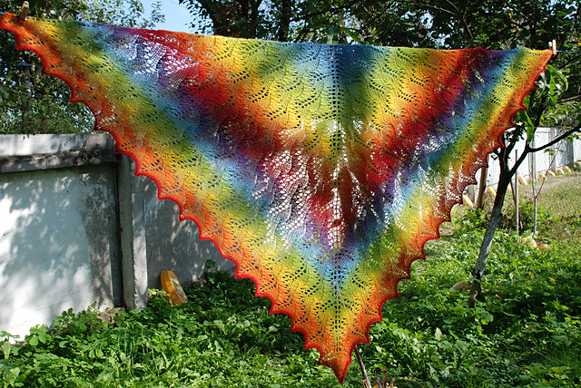 Ravelry: Zhukin's Luna Moth Shawl