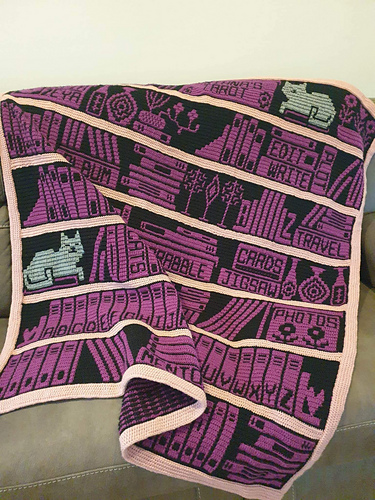 Ravelry: Mosaic Bookcase Extended pattern by Wendy Thompson