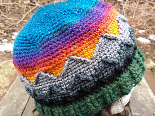 Ravelry: Mountain Sunset Hat pattern by Stacy Pamela