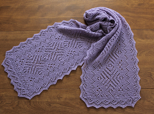 Ravelry: Simple in Russian Lace Scarf pattern by Inna Voltchkova