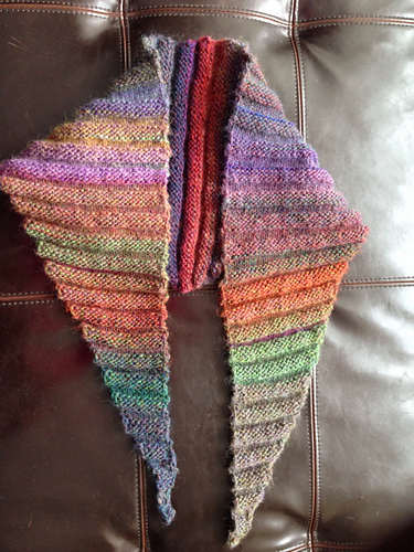 Ravelry: Corrugated Baktus pattern by Kathleen Blass