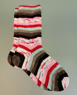 Ravelry: aasny's Vanilla Sock Stashdown 2022 #6: Peppermint Mocha Socks