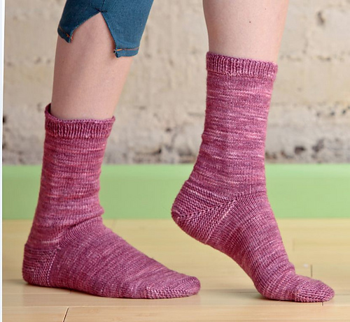 Ravelry: Up + Down Socks pattern by Anne Merrow
