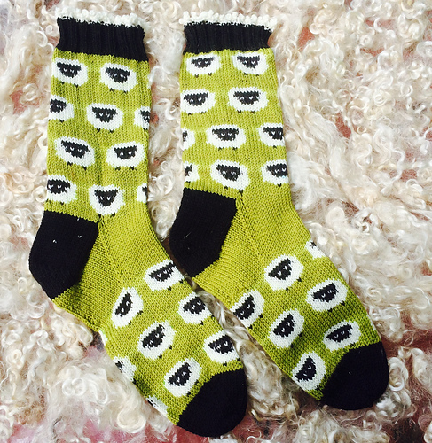 Ravelry: Sheepish Socks pattern by Abigail Grasso