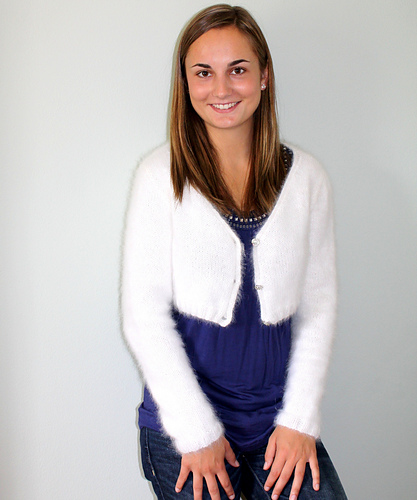 Ravelry: The Royal Wedding Shrug Angora Bolero pattern by Angela Juergens