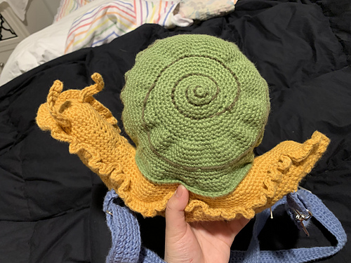 Ravelry: Snail Backpack pattern by CouleeCraft