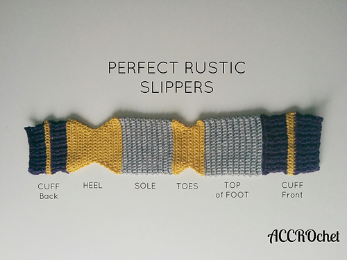 Ravelry: Perfect Rustic Slippers pattern by ACCROchet