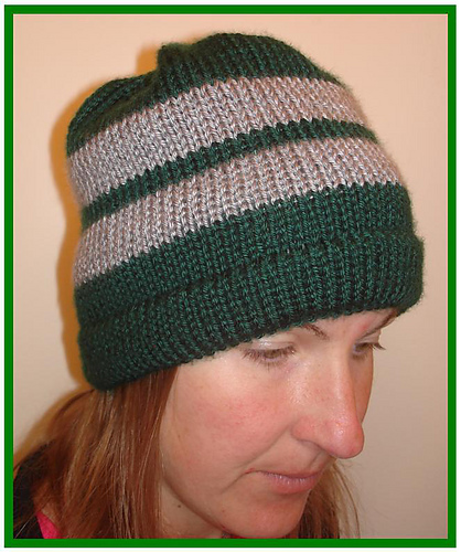 Ravelry: Basic Striped Knit Hat pattern by Nancy Fry
