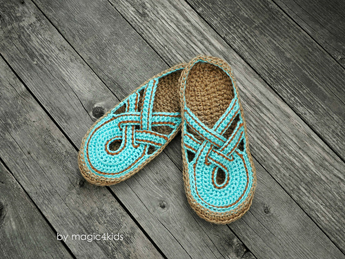 Ravelry: Women Cross Strap Clogs pattern by Adriana M.