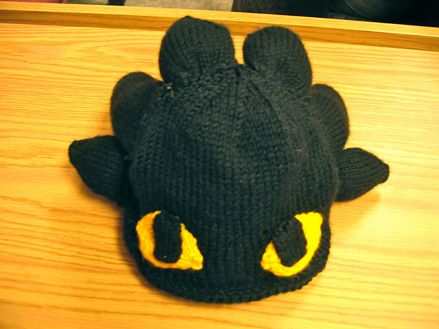 Ravelry: adriene's Toothless the Dragon Hat