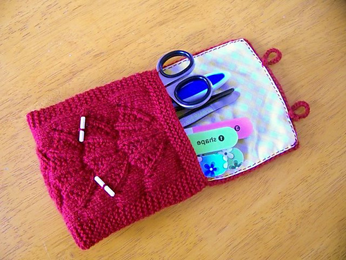 Ravelry: Little Knitted Pouch pattern by Knitted Creations