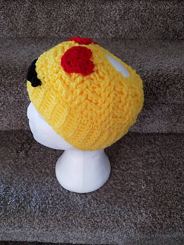 Ravelry: Emoji Messy Bun/Ponytail Beanie pattern by YarnOver23 Ashley ...