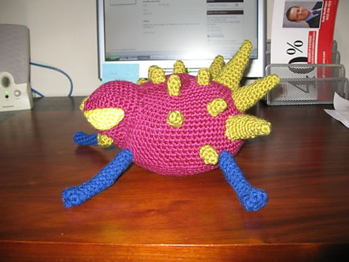 Ravelry: Zoomer from Metroid pattern by Anne Gee White