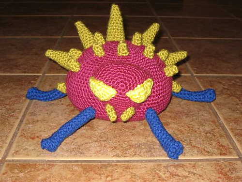 Ravelry: Zoomer from Metroid pattern by Anne Gee White