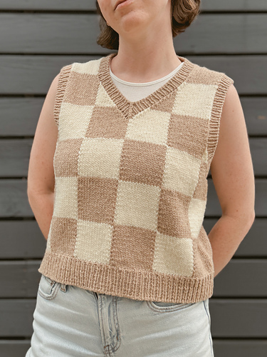 Ravelry: Checkered Vest pattern by Andrea Gaughan