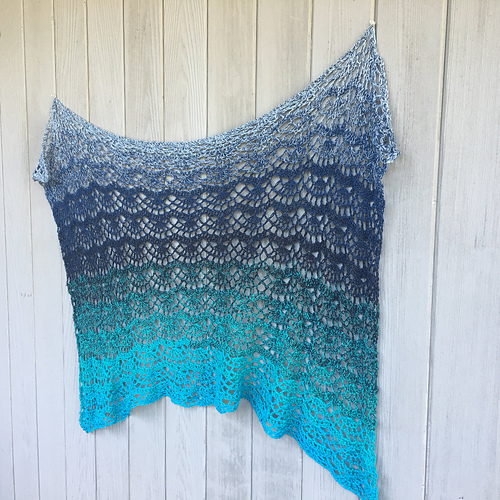 Ravelry: Ocean Waves Shawl pattern by Kris Stone