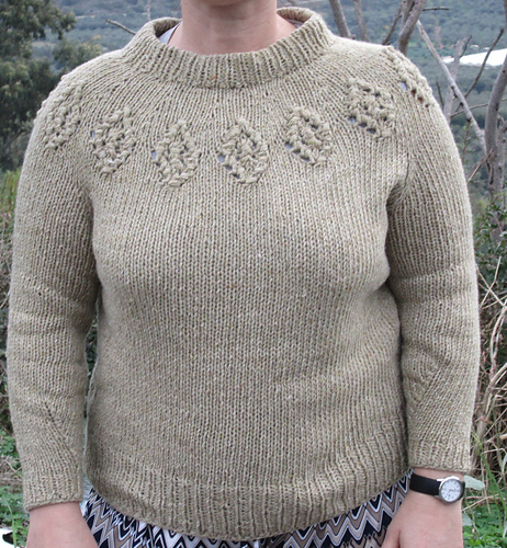 Ravelry: Macrame Motif Sweater pattern by Midori Hirose