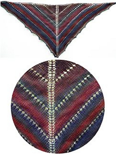 Ravelry: Painted Desert Shawl pattern by Karen Klein