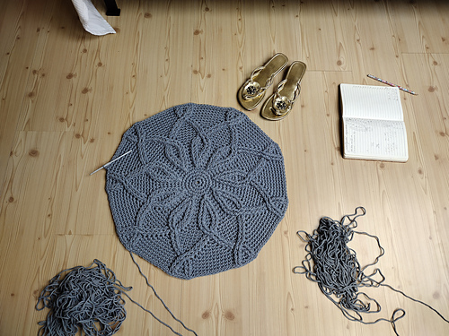 Ravelry: Grey Celtic Carpet pattern by Magic Carpet Studio