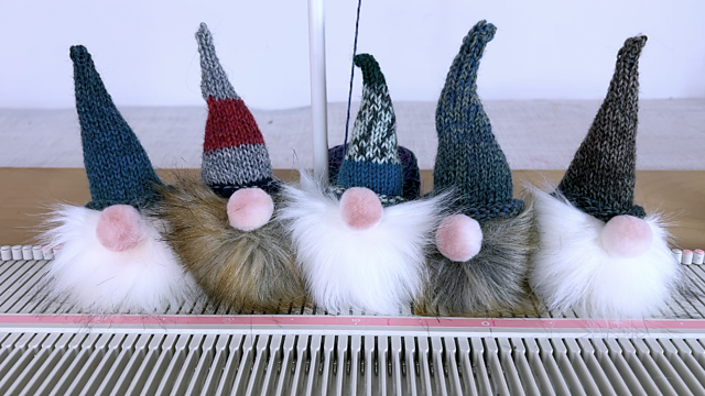 Ravelry: LK 150 Knitting Machine Gnomes pattern by Anna Haferman