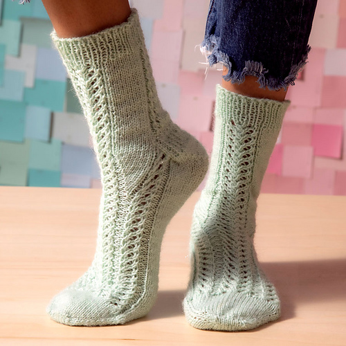 Ravelry: Flurry Feeling Socks pattern by Megan Williams