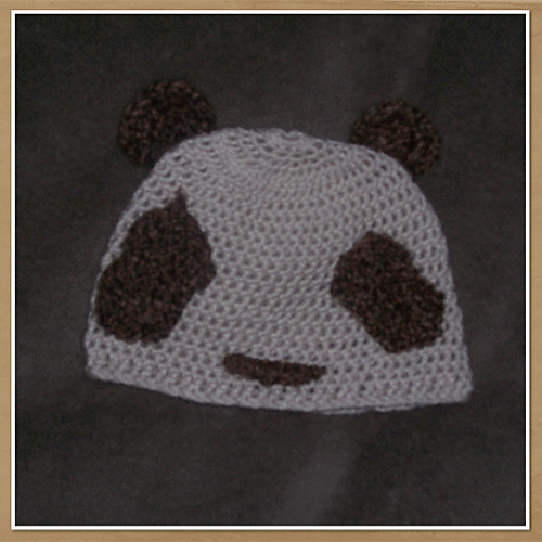 Ravelry: panda bear hat pattern by Jenna Greer