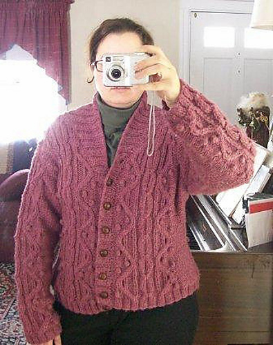 Ravelry: #12 Cabled Cardigan pattern by Kathy Zimmerman