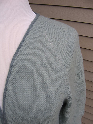 Ravelry: Unpattern Top Down Raglan Cardigan pattern by A. Karen Alfke